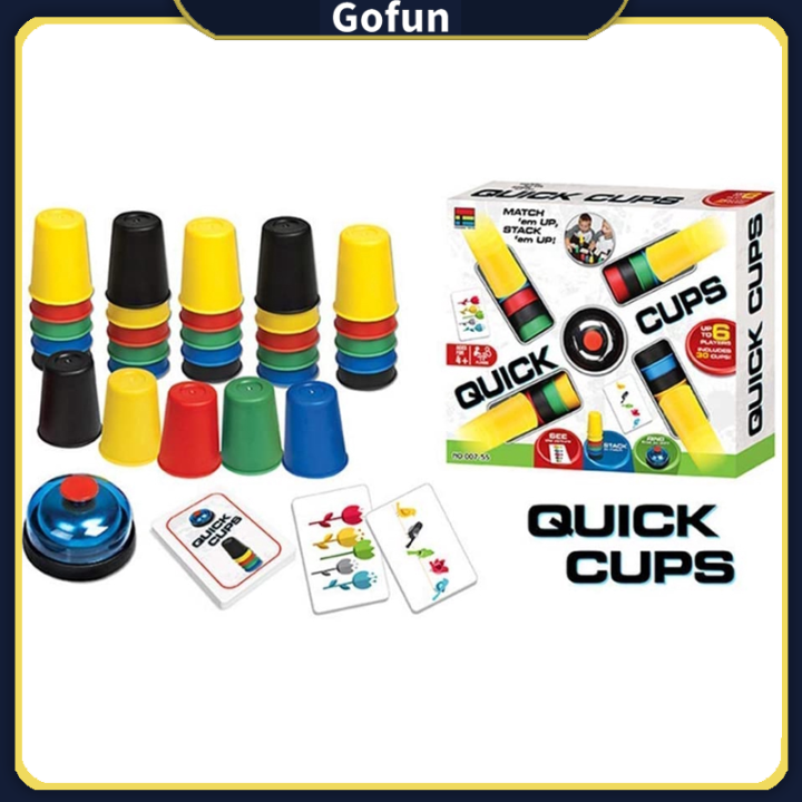 Quick Cups Board game บอร์ดเกม Party Speed Cups Funny Family Parent ...