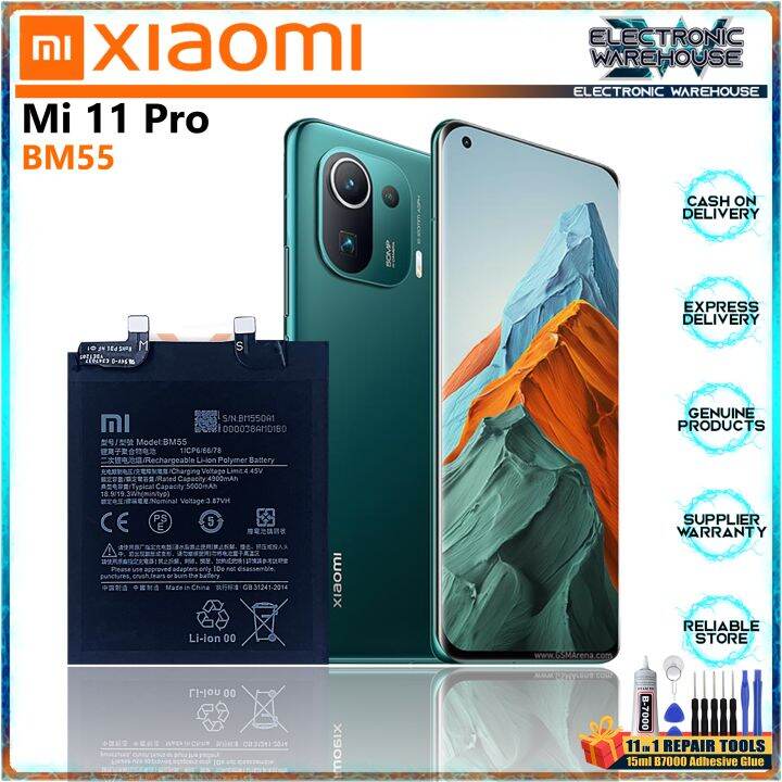 Battery for Xiaomi Mi 11 Pro Model BM55 5000mAh Capacity | Lazada PH