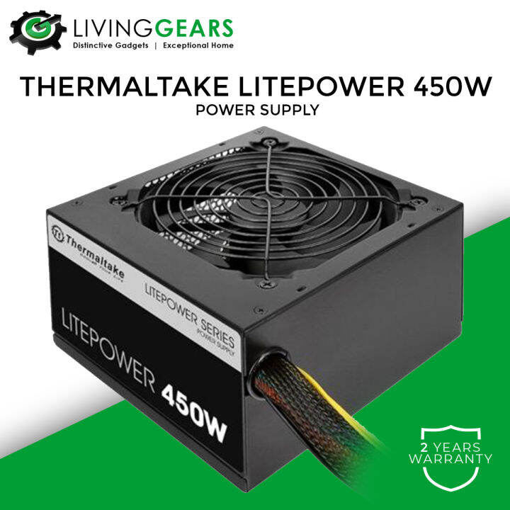 Thermaltake Litepower 450W ATX Power Supply Unit | Lazada