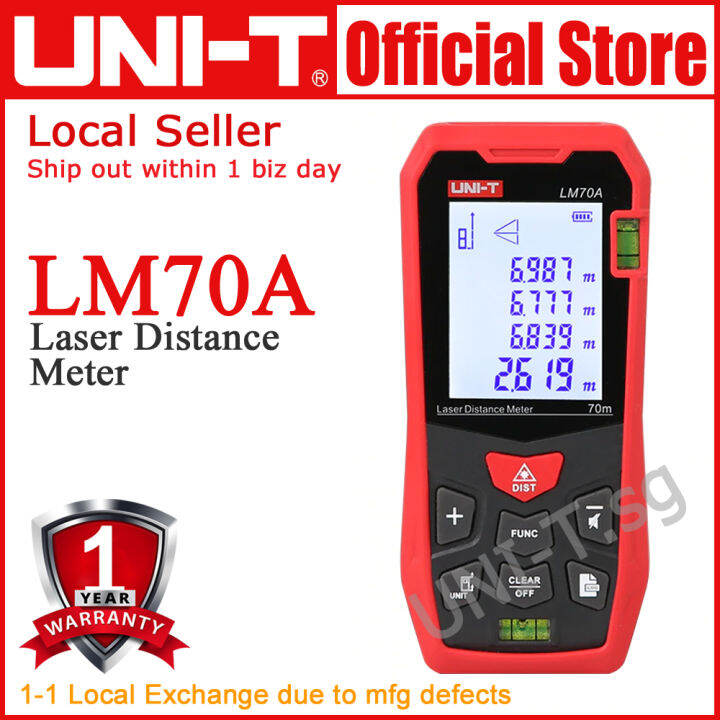 UNI-T LM50A LM70A LM100A LM120A Laser Distance Meter 50m 70m 100m 120m | Lazada Singapore