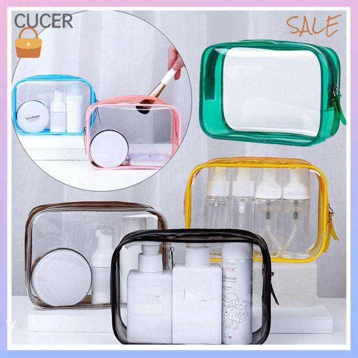 CBT Transparent Beauty Case Make Up Pouch Wash Bags Travel Organizer ...