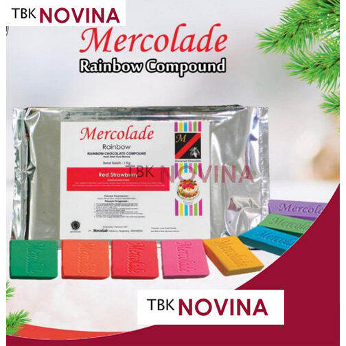[ 1 KG ] MERCOLADE RAINBOW COKLAT WARNA BATANG / RAINBOW CHOCOLATTE ...