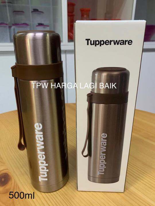 Tupperware Duo Tup Flask / Thermos 500ml | Lazada