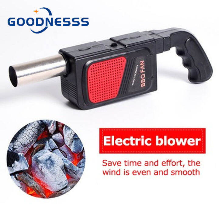 Portable Handheld Electric BBQ Fan Air Blower for Outdoor Camping ...