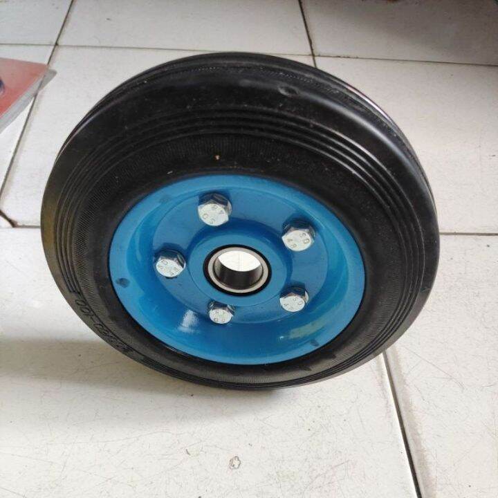 Roda Rolly 6" Biru / Roda Trolly / Roda Gerobak 6 Inch | Lazada Indonesia