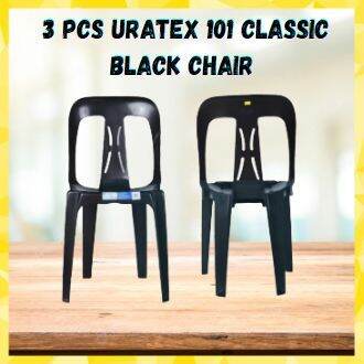 3 PCS URATEX 101 CLASSIC CHAIR /BLACK/ WHITE/ BEIGE/ GREEN/ 3PCS URATEX ...