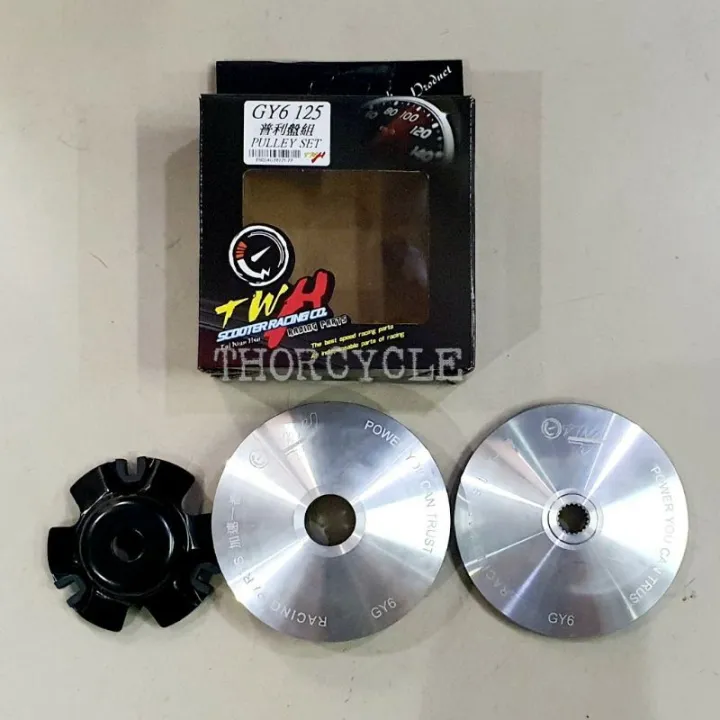 TWH Racing Pulley Set (13.8°) for GY6 125 | Lazada PH