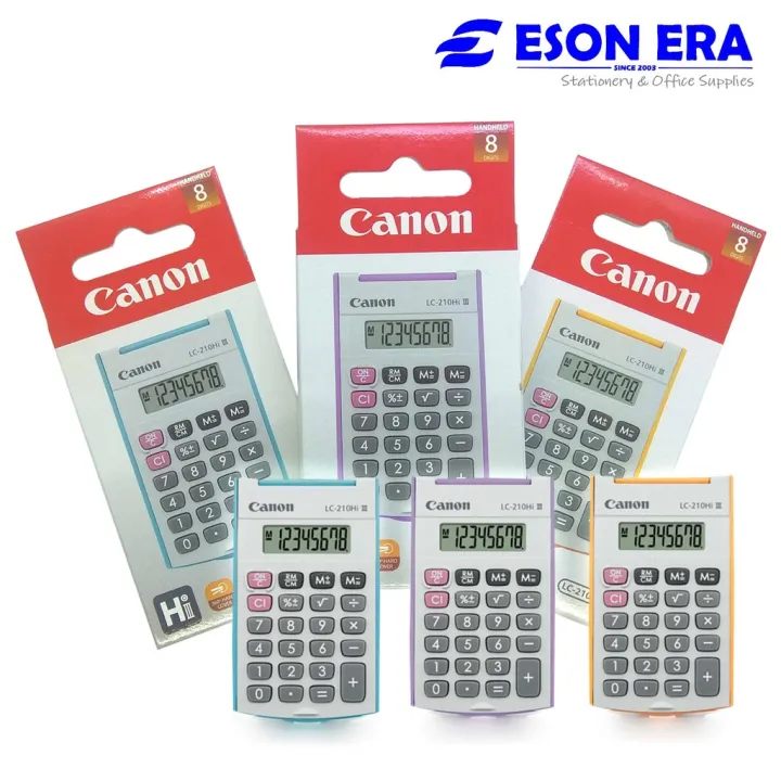 Canon Calculator 8 Digit LC-210HI III / AS-8 100% Original | Lazada
