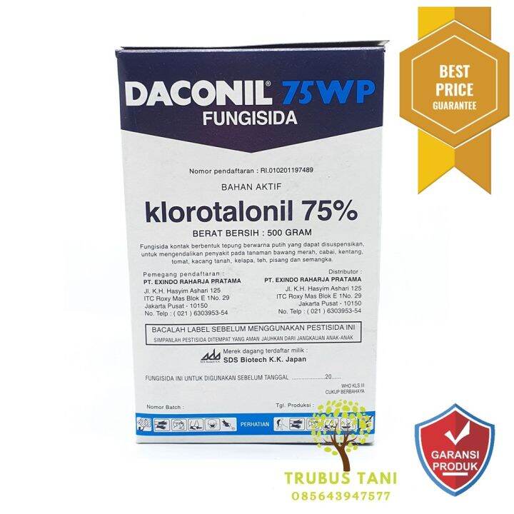 FUNGISIDA DACONIL 75 WP - 500 GRAM | Lazada Indonesia