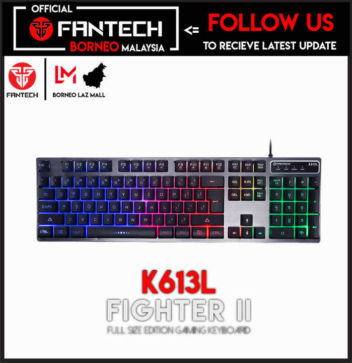 FANTECH K613L Fighter II Full Size Edition Gaming Keyboard | Lazada