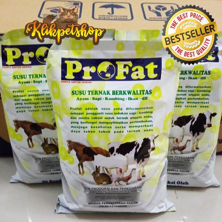 Profat Susu Pengganti Induk Hewan Ternak Kambing Domba Sapi Babi / Susu ...