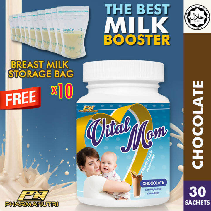 Vital Mom - Halal Milk Booster/Penggalak Susu Ibu/Lactation Supplement ...