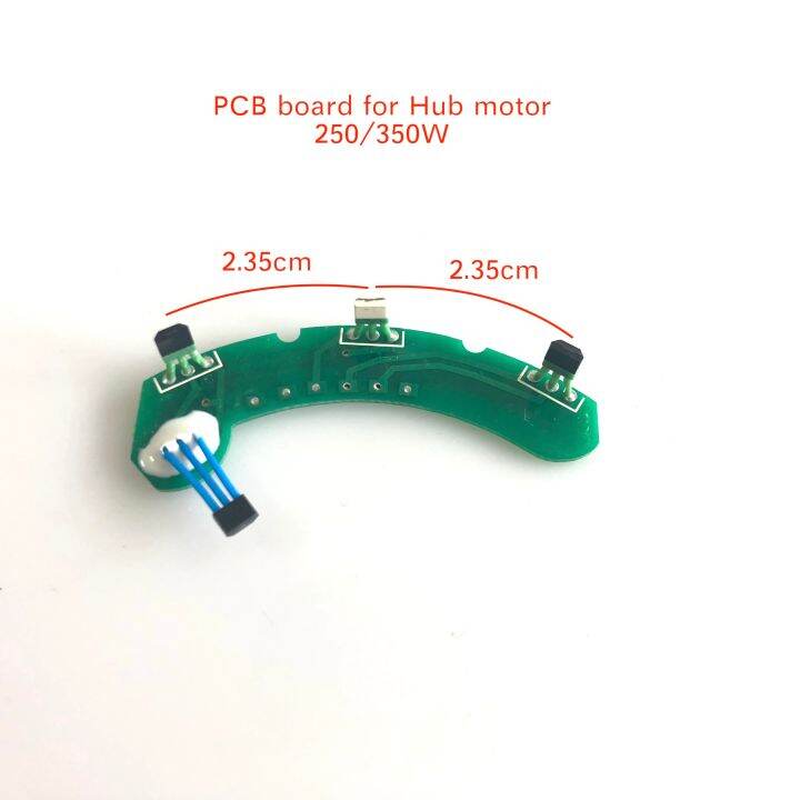 PCB Board For E-Bike 250W And 350W Hub Motor With Hall Sensors And RPM ...