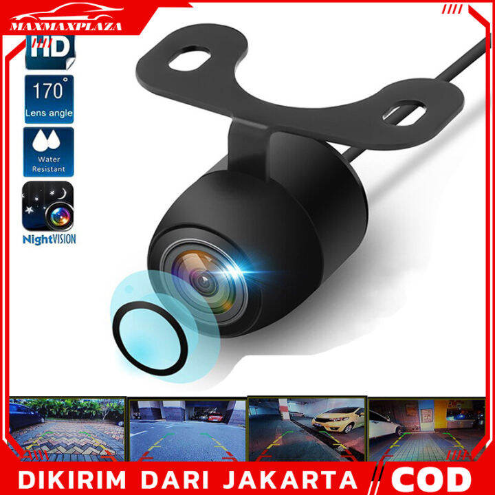 ( Dikirim Dari Jakarta ) Kamera Spion Mobil Universal, Penglihatan Malam 170 Sudut Lebar Kamera ...