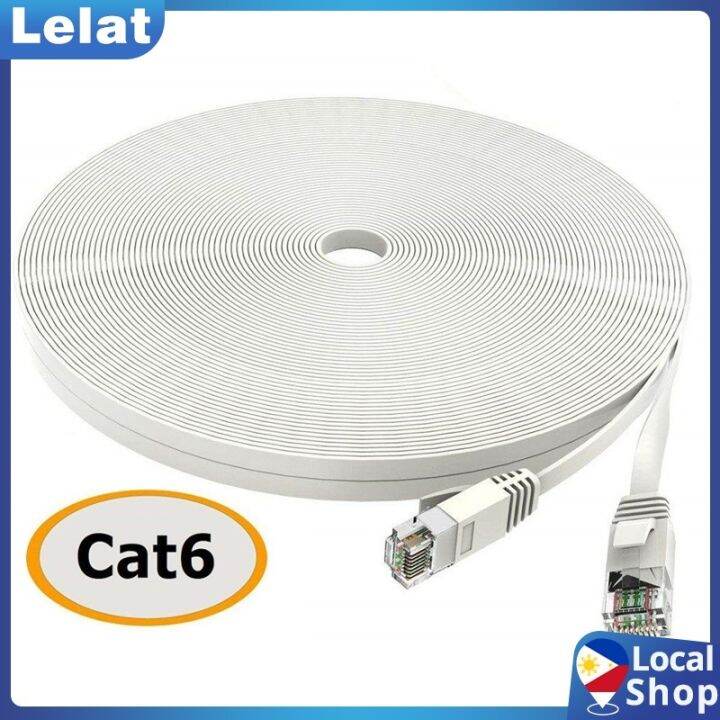 Lelat Cat6 Network Cable Lan Ethernet Cord Router Internet RJ45 Switch Cables 5M 10M 15M 20M 30M ...