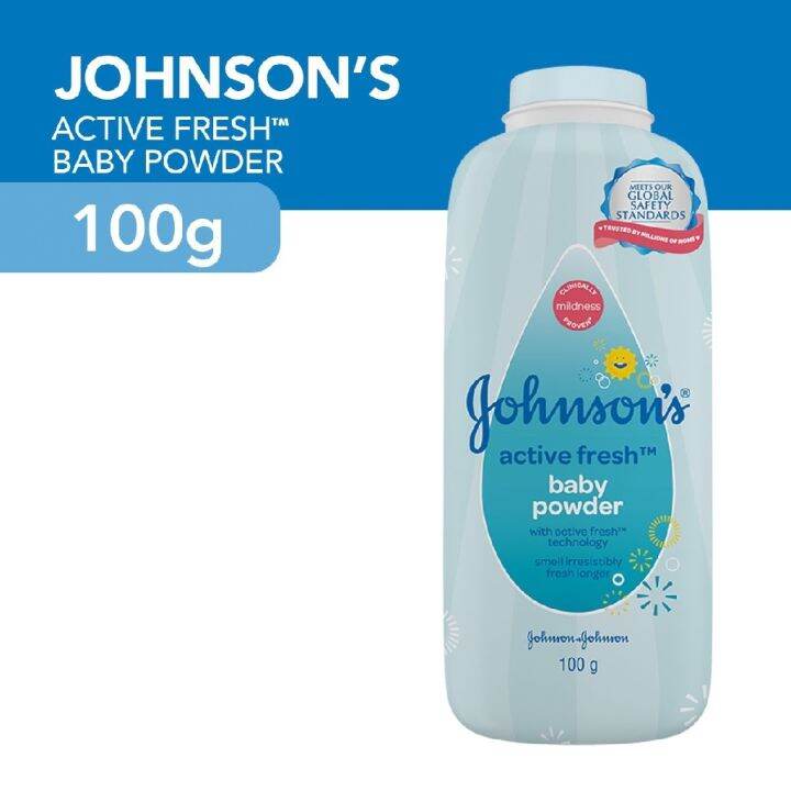 bu027695738146 JOHNSONS N JOHNSONS Active Fresh Baby Powder 100g ...