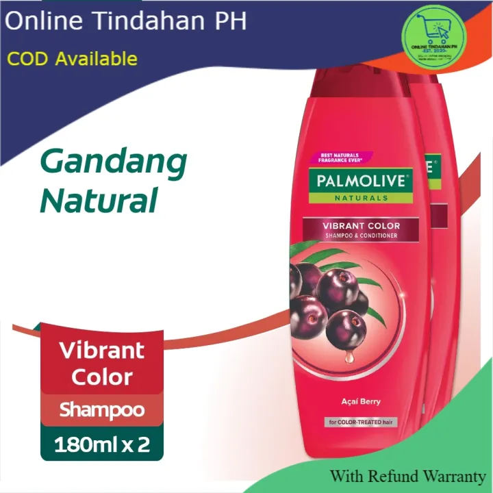 Palmolive Naturals Vibrant Color Shampoo 180ml Pack of 2 | Lazada PH