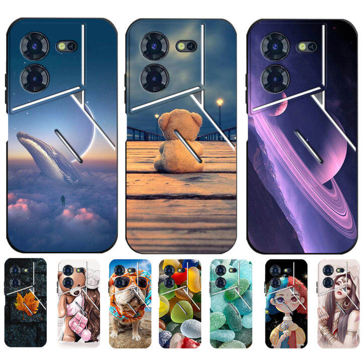 Tecno Pova 5 Pro Case LH8n Luxury Painted Cover Silicone Soft Jelly Phone Case For Tecno Pova 5 ...