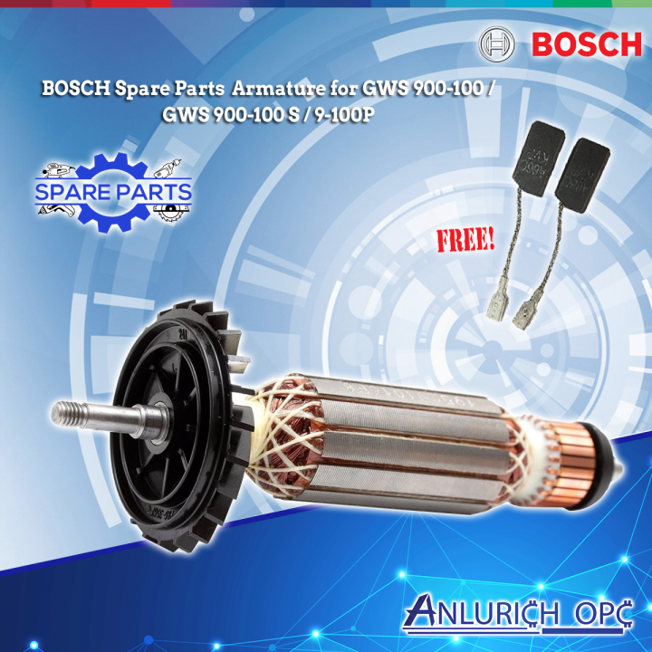 BOSCH Spare Parts Armature for GWS 900-100 / GWS 900-100 S / 9-100P | Lazada PH