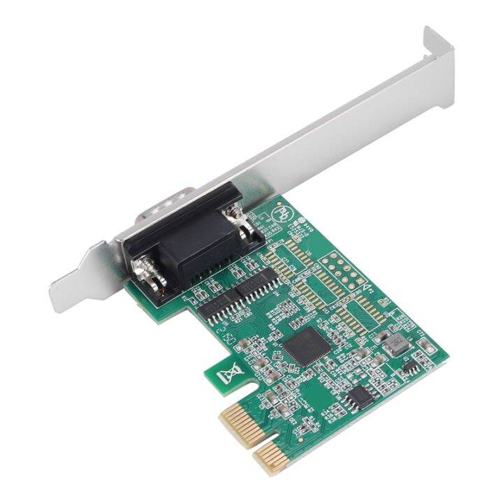 PCIE to Single Serial Port Rs232 Expansion Card Chip AX99100 Serial DB9 ...