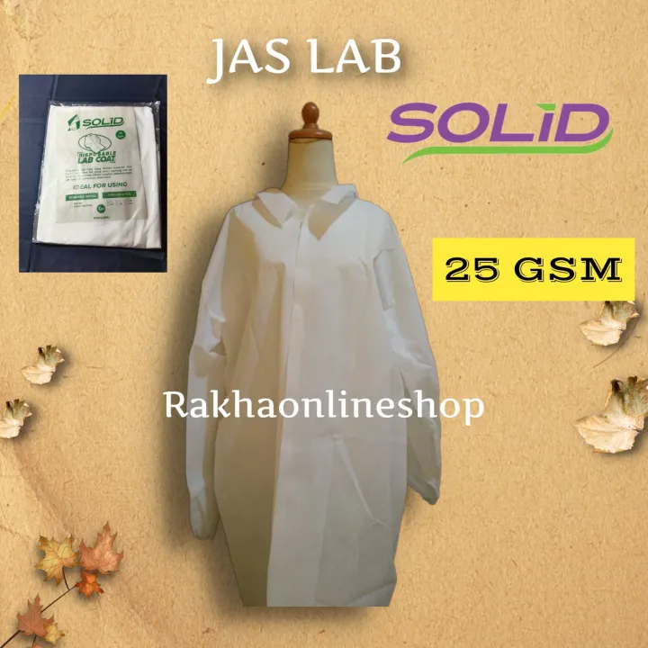 APD Gown Seragam Medis Model Jas lab Merk Solid 25 gsm | Lazada Indonesia