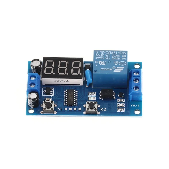 DC 6 30V Relay Module Trip Delay Switch Circuit Timer Adjustable Cycle ...