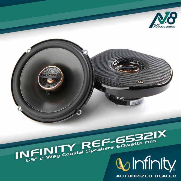 INFINITY Reference REF-6532IX Series 6.5" Coaxial Speaker 60watts rms ...