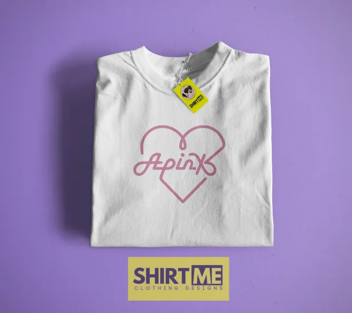 APINK KPOP Group Logo Shirt | White Subli Tees (Cotton Spandex) UNISEX | Lazada PH