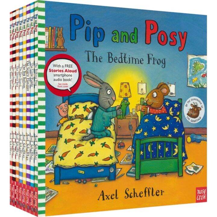 PIP and posy collection Posey and pip Series picture books 8-volume set ...