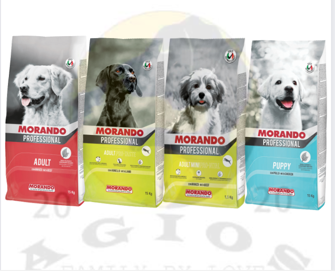 Morando Professional Dry Dog Food for Puppy and Adult 1kg Repack ...