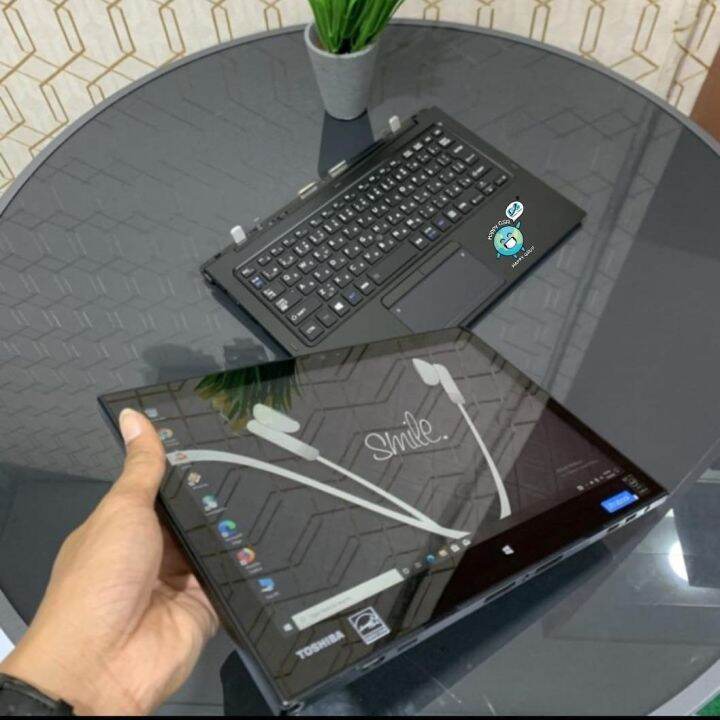LAPTOP 2in1 TOSHIBA T16 RAM 8GB SSD 128GB LAYAR SENTUH 13"in WINDOWS 10 ...