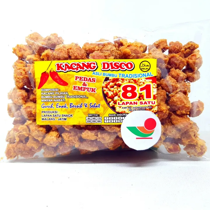 81 KACANG DISCO 140gr | JOGET DISKO BRINTIK GORENG TEPUNG CAMILAN CEMILAN | Lazada Indonesia