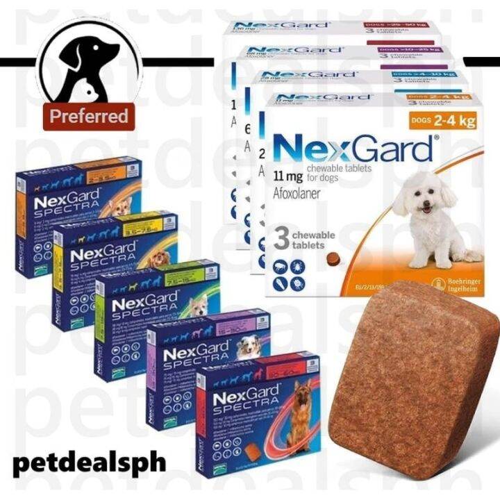 NEXGUARD SPECTRA (1 TABLET) / Afoxolaner WITH FREE STICKER | Lazada PH