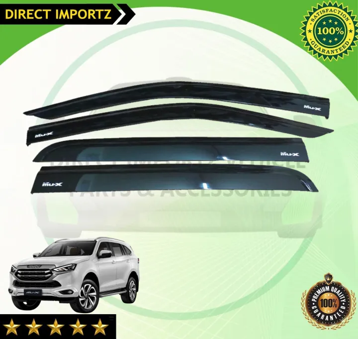 Isuzu MUX 2021 to 2022 OEM Window Door Visor Black | Lazada PH