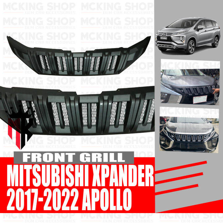Mitsubishi Xpander 2017-2022 Apollo Front Grill (Flat Matte Black ...