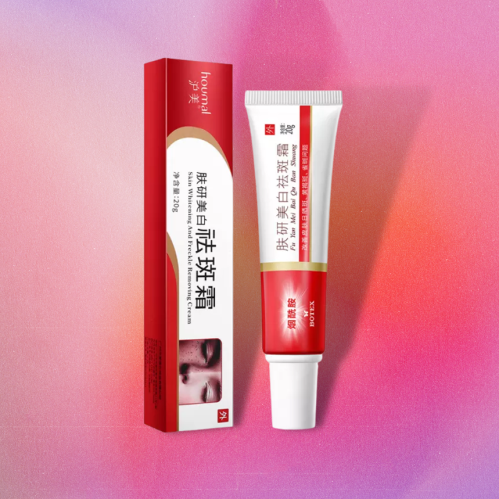 HOUMAI Skin Whitening Freckle Removing Cream 20g Melasma Acne Dark Spot ...