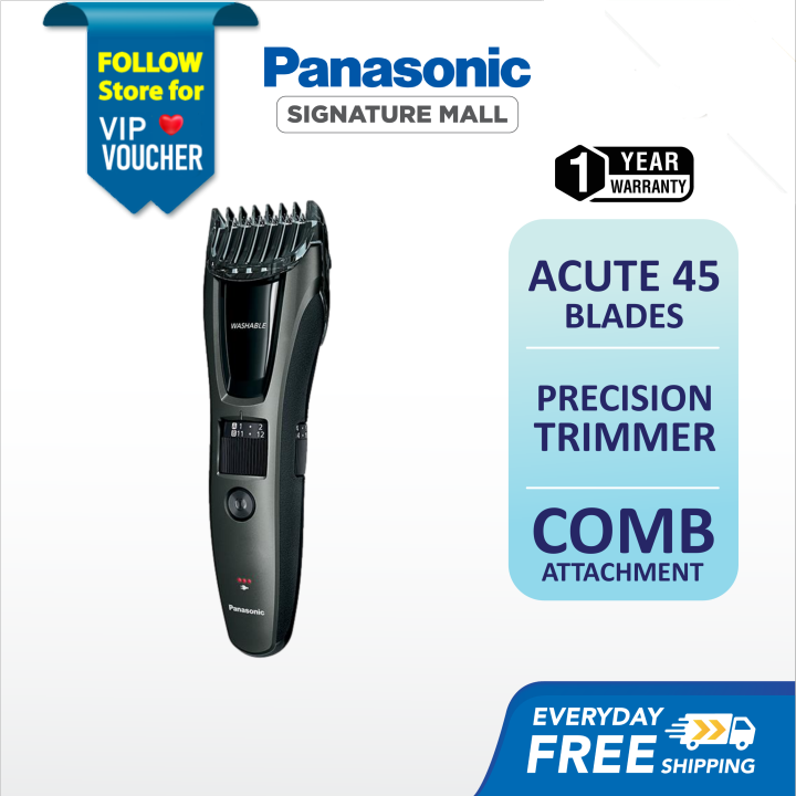 PANASONIC ER-GB60 Trimmer 240V Hair & Beard ER-GB60-K451 Precision Comb ...