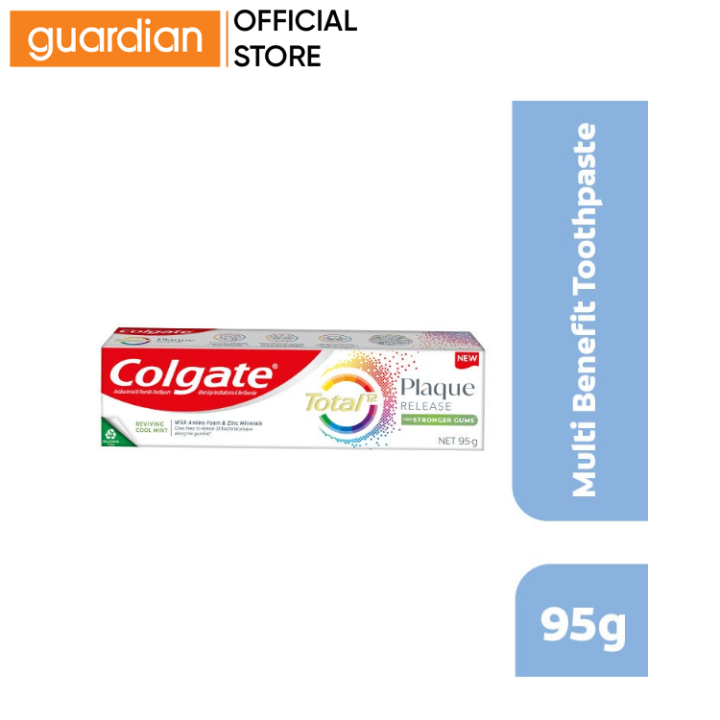 Colgate Total Plaque Release Reviving Cool Mint Toothpaste 95g | Lazada