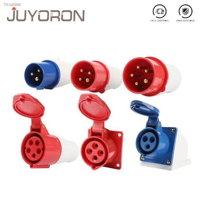 ↂ ♚ Industrial Plug and Socket 5pin 3core 3P/4P/5P Electrical Connector ...