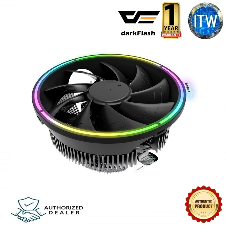 darkFlash DARKVOID Top-Flow Air CPU Cooling Cooler heatsink with 125mm ...