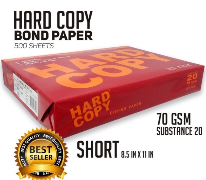Hard Copy  Bond Paper   30 And 100 Pcs Sheets     Bio Data  Graphing 