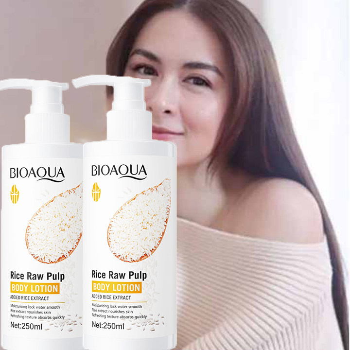 Just 3 Days Effective Whitening Rice Raw Pulp Body lotion Collagen ...