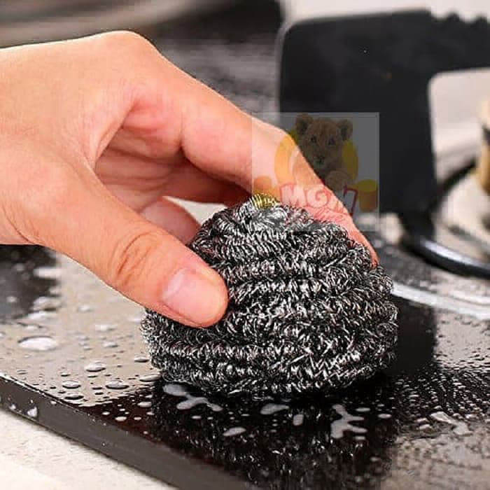 Steel Wool - serabut besi stainless steel kawat cuci piring sikat ...