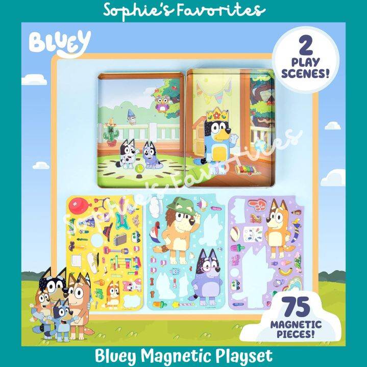 Bluey Magnetic Playset Magnet Activity Toys | Lazada PH