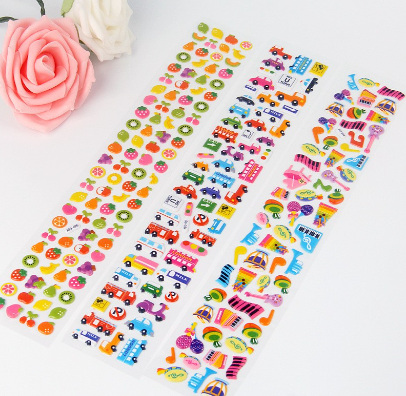 Stiker Timbul 3D Panjang Sticker Puffy Reward Penghargaan Karakter ...