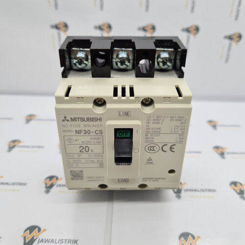 Mitsubishi NFB / MCCB / No Fuse Breaker NF30-CS 3P 20A | Lazada Indonesia