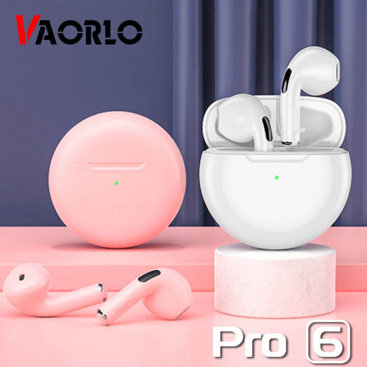 VAORLO Pro 6 TWS หูฟังไร้สายบลูทูธหูฟังการควบคุมแบบสัมผัสชุดหูฟัง ...