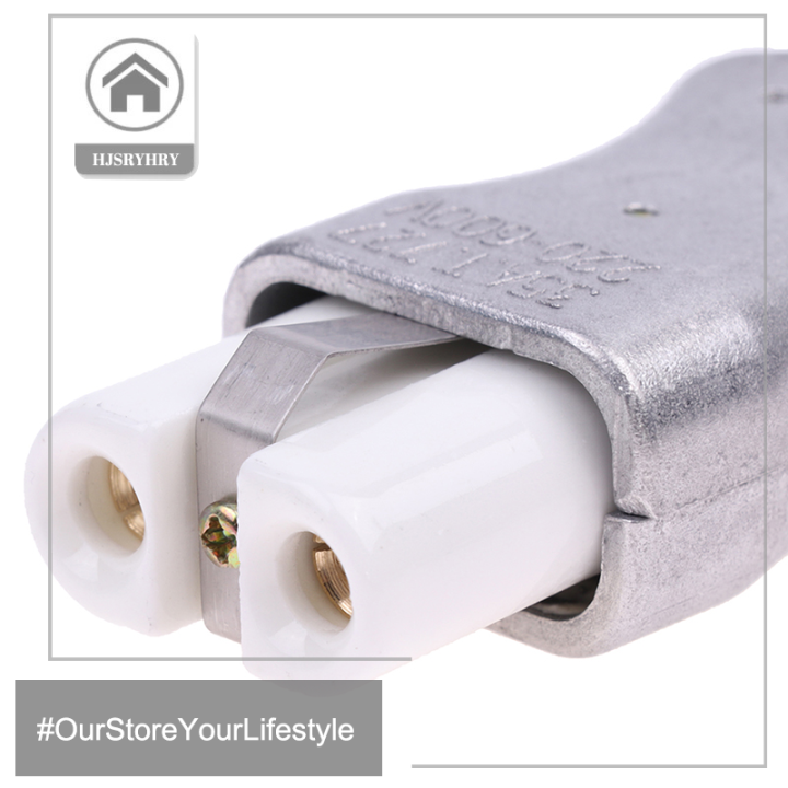 HITN New 6mm IEC C8 Ceramic Wiring Industry Socket Plug High ...