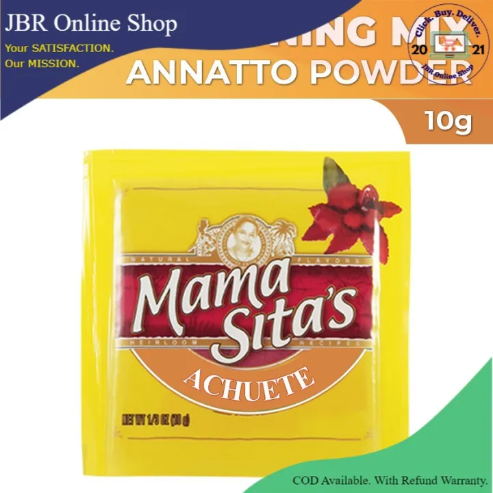 Mama Sitas All Natural Achuete Annato Powder 10g | Lazada PH
