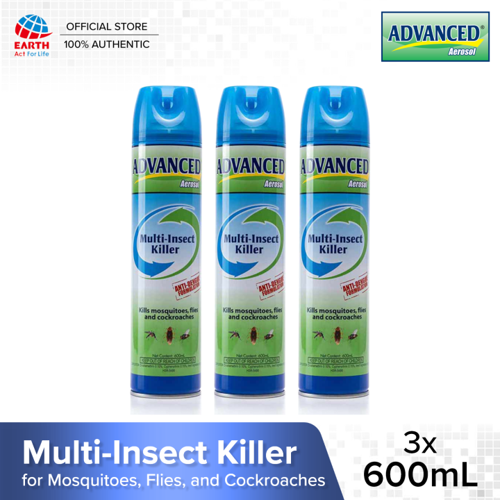 Advanced Multi-Insect Killer Aerosol 600 mL 3's | Lazada PH